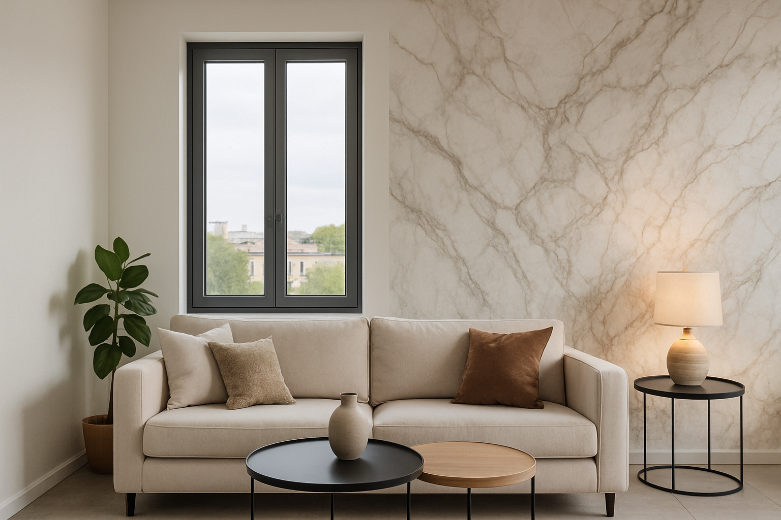 Efecto mármol en paredes: elegancia accesible - Cubicup